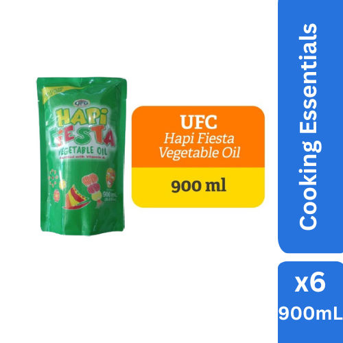 UFC Hapi Fiesta Vegetable Oil 900 mL Sup Bundle of 6 | Lazada PH