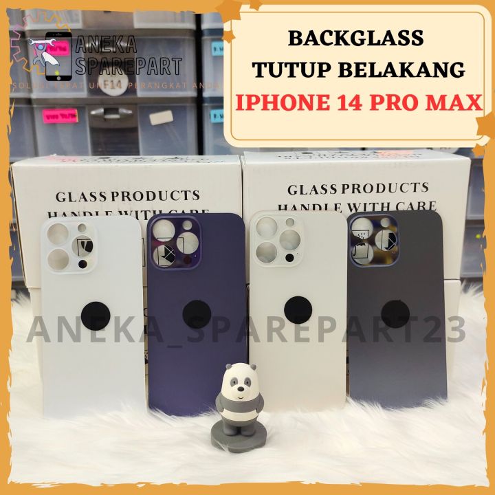 BACKGLASS IP 14 PRO MAX - KACA BELAKANG IP 14 PRO MAX - BACKDOOR TUTUP ...