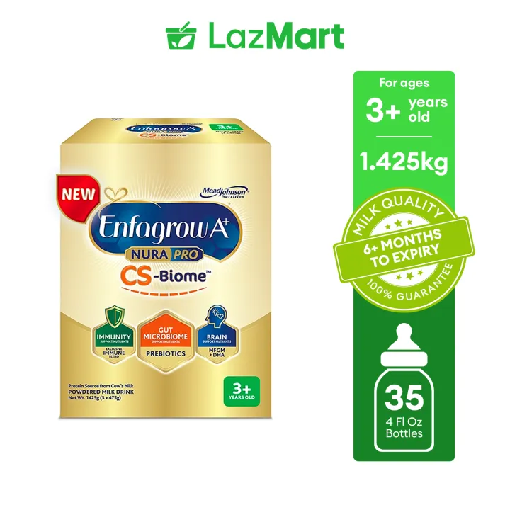 Enfagrow A+ Nurapro CS Biome Powdered Milk Drink for CS Born Children 1 ...