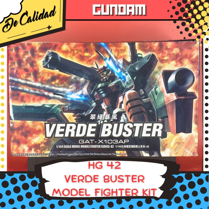 HG 42 Verde Buster Scale 1/144 Model Fighter Kit | Lazada PH
