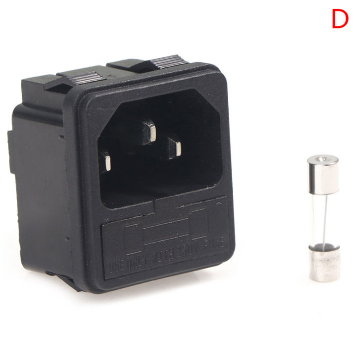 EVAN Black AC Male Plug Female Plug Rewirable Power Connector 3 Pin ...