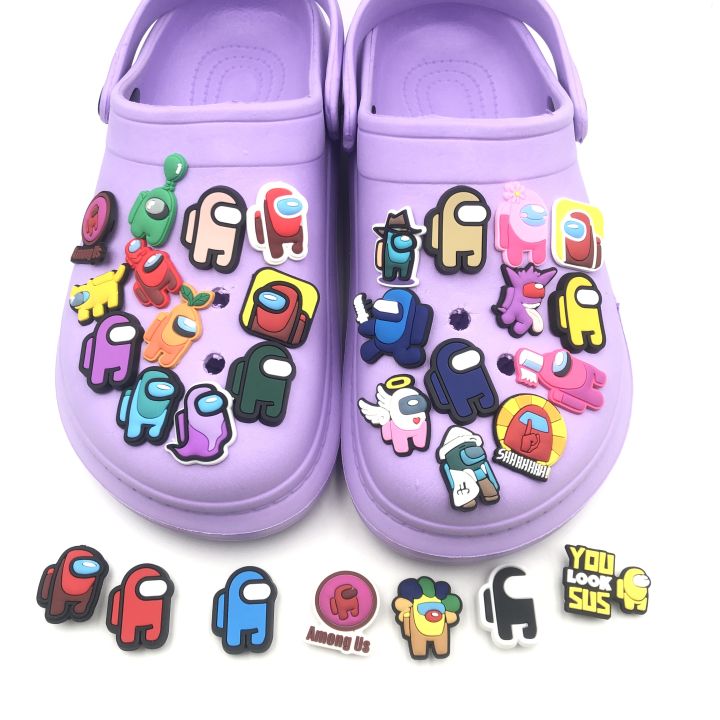 among us crocs jibbitz Charms PVC Shoes Charm decoration for Croc DIY ...
