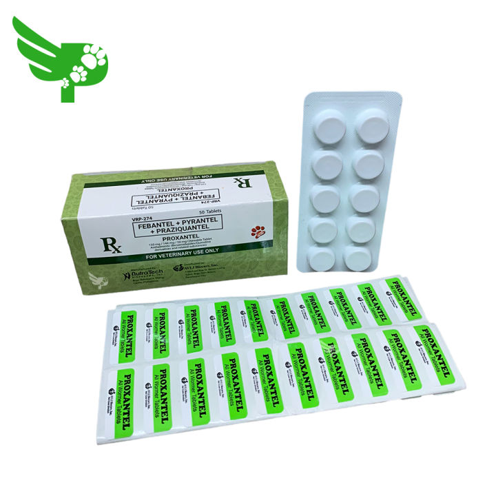 Proxantel tablet - sold per 10 tablets - Dewormer for Pets ...