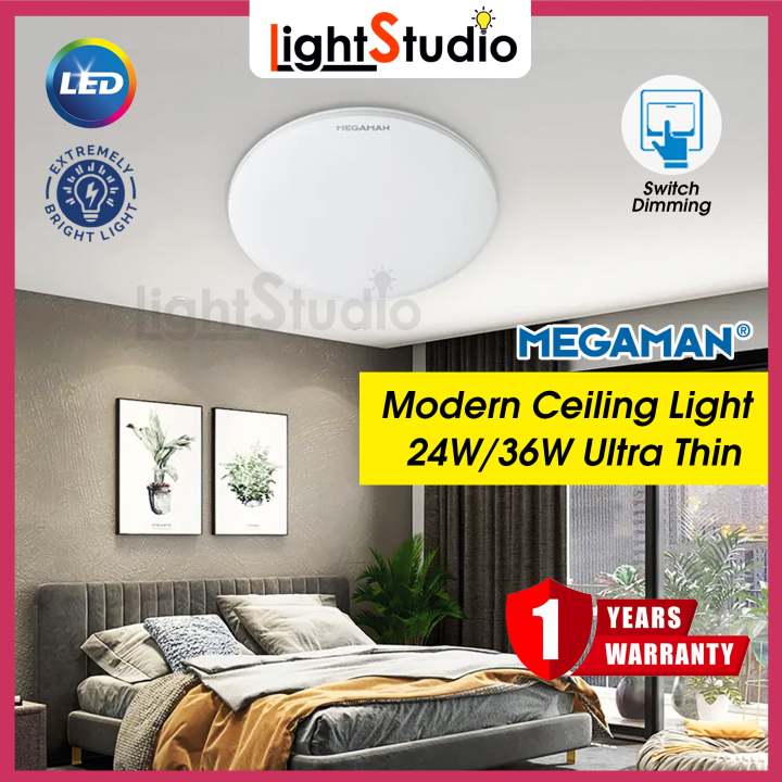 Megaman Ultra Thin Modern Ceiling Light MXL1075 Daylight/3 Color | Lazada