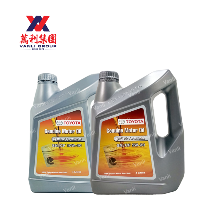 Toyota Engine Oil Genuine Semi Synthetic 5W30 / 10W40 Engine Oil ...