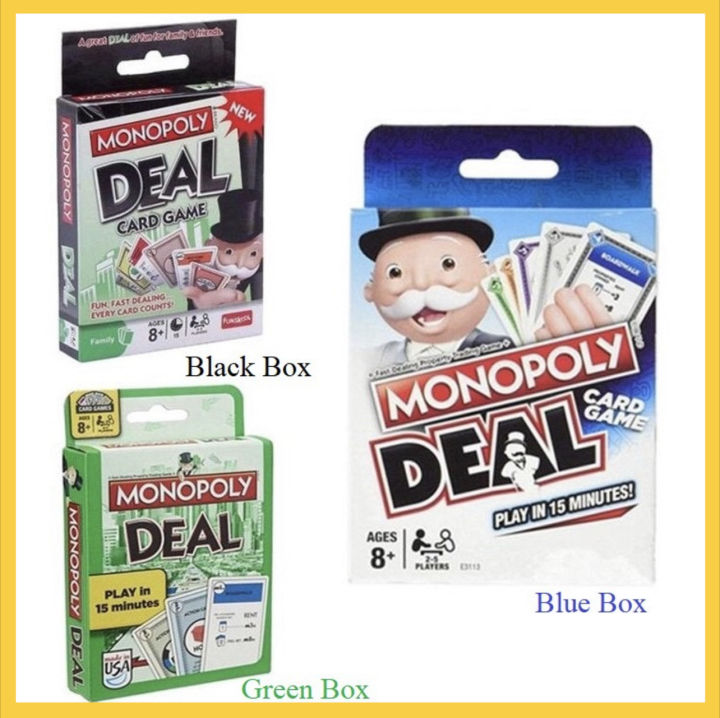 [SG] Monopoly Deal Card Games Party Game Board Games Classic Board ...