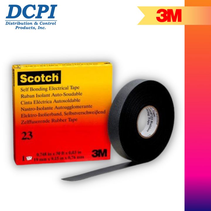 3M Scotch 23 Rubber Tape 3/4 / 19mm x 9.15m (SET OF 3) | Lazada PH