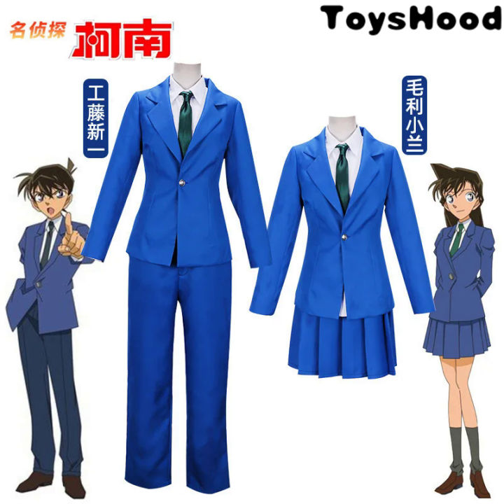 Fashion Anime Detective Conan Cosplay Conan Edogawa Costume Kudou ...