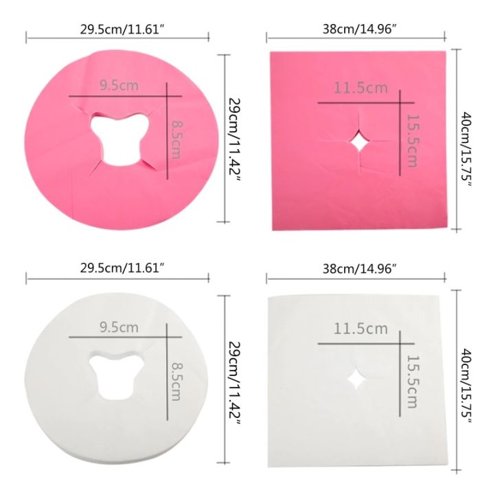Malaysia READY STOCK 100pcs Disposable 四方 圆形一次性脸巾 Sheet Beauty Salon ...