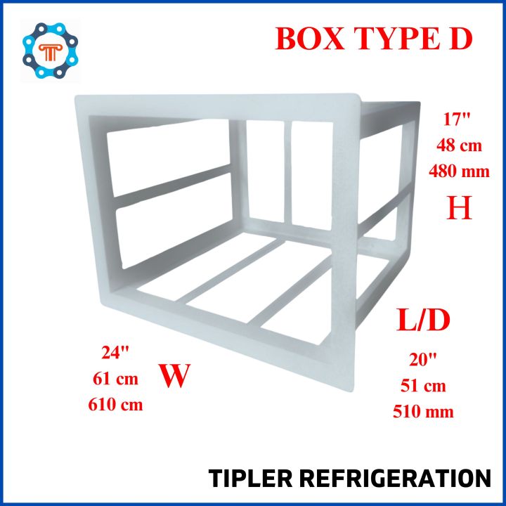 White Window Type Aircon Bracket Cage Box Type D (1hp-1.5hp) | Lazada PH