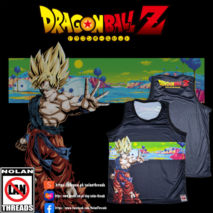 DBZ - Full Sublimation Sando / Sleeveless - Son Goku | Lazada PH