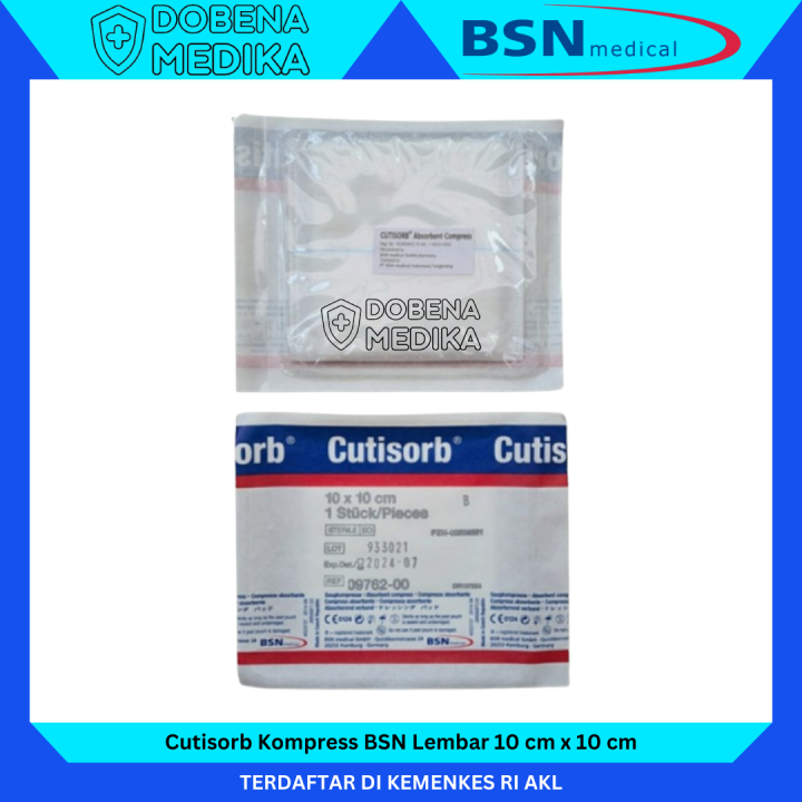 BSN Cutisorb Compress Perban Penyerap luka Infeksi 10 cm x 10 cm ...