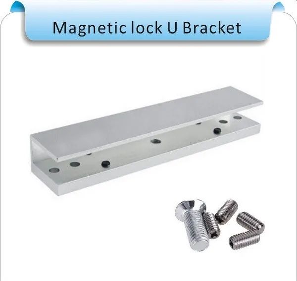 U Bracket for Magnetic สำหรับจับกระจกบานเปลือย Access Control กลอน ...