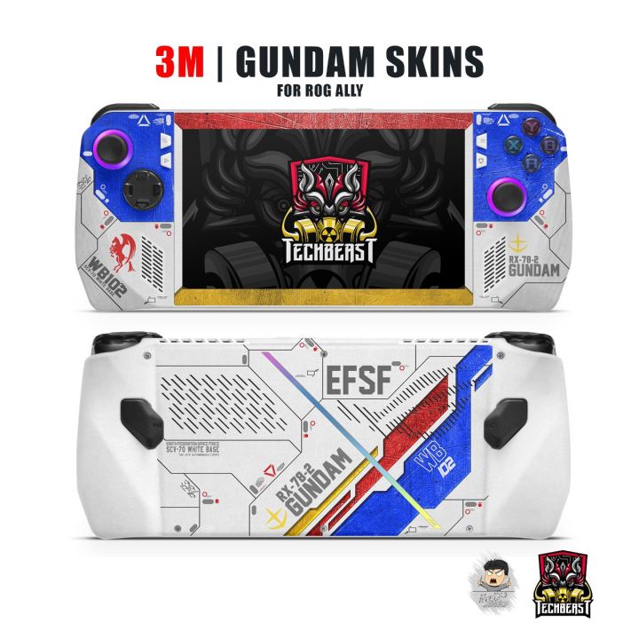 3M ROG ALLY Gundam Skin Custom Mecha Cover Wrap Vinyl SD Techbeast ...
