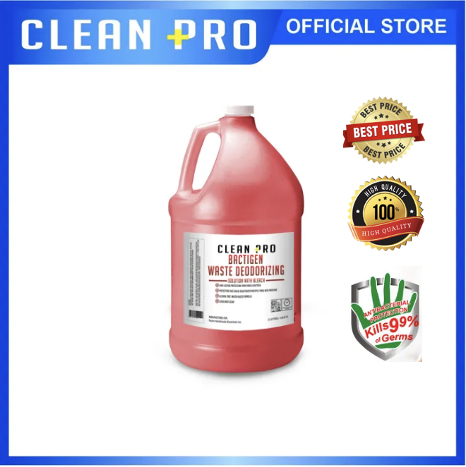 BEST PRICE Clean Pro Bactigen Waste Deodorizing Solution with Bleach ...