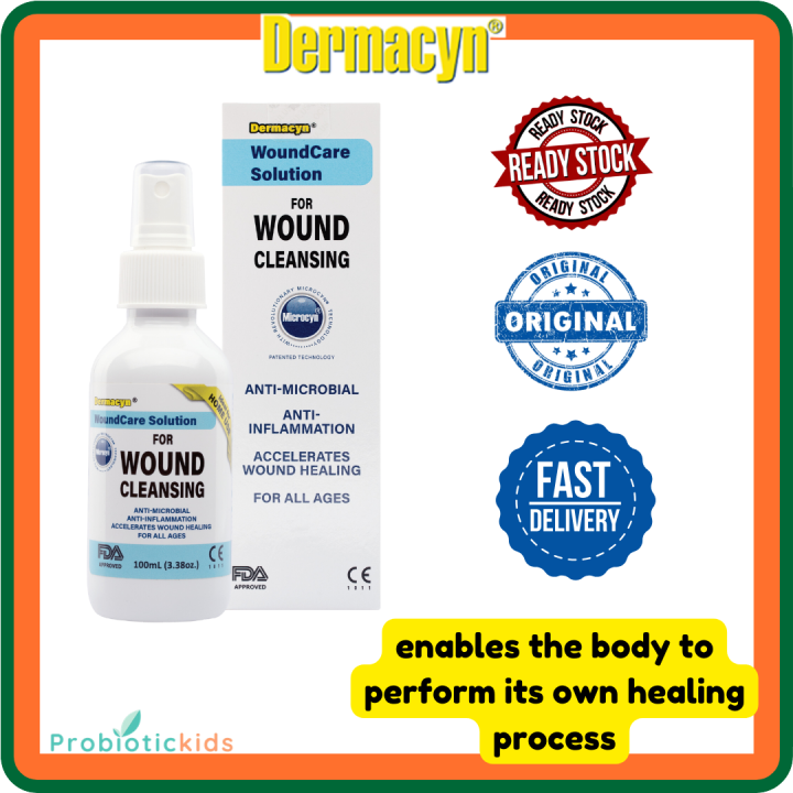 DERMACYN WOUND CARE SOLUTION FOR WOUND CLEANING | Lazada