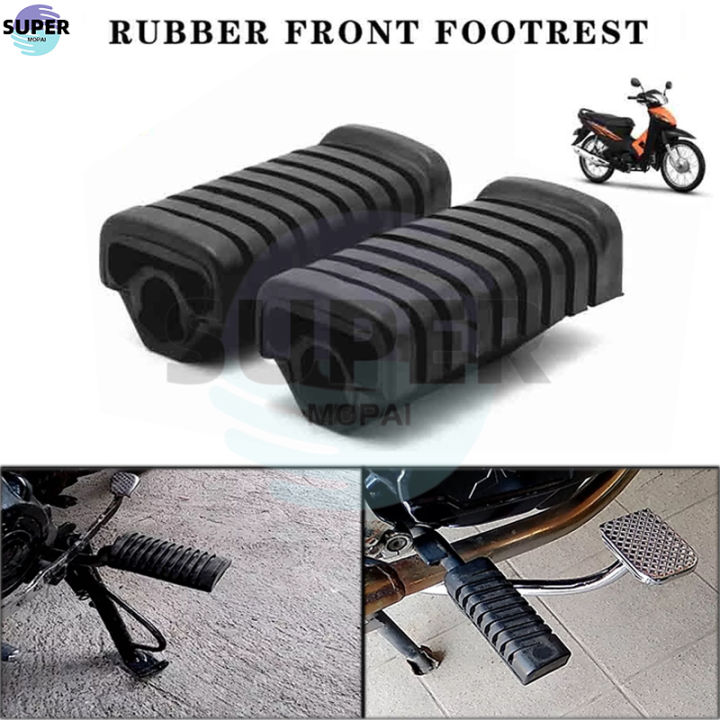 MOTORCYCLE RUBBER FRONT FOOTREST FOR TMX CT100 | Lazada PH