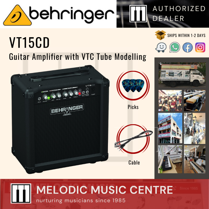 Behringer Virtube VT15CD 15-Watt Guitar Amplifier with 2 Channels, VTC ...