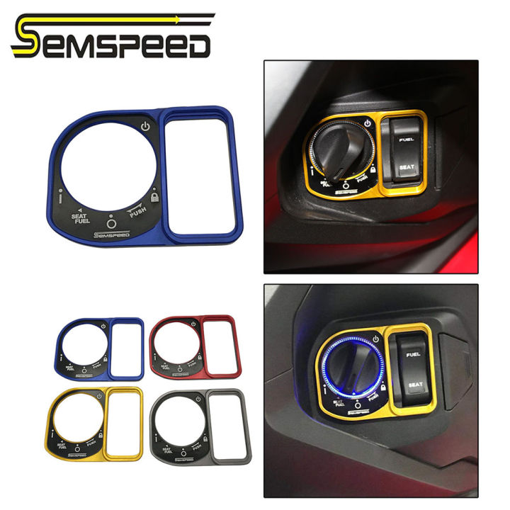 SEMSPEED รถจักรยานยนต์สวิทช์ประตูไฟฟ้าปุ่มสำหรับ Honda ADV160 PCX ADV 160 Click160 Vario160 2022 ...