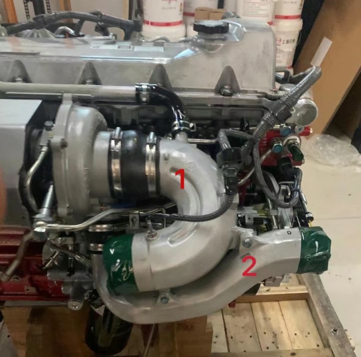 Isuzu Hino Jo8c Jo8E engine intercooler pipe, turbocharger pipe, air ...