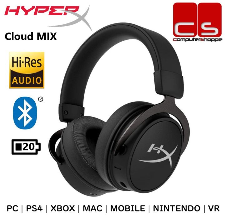HyperX Cloud MIX Wired Bluetooth Gaming Headset with Hi-Res Audio Certified | Lazada
