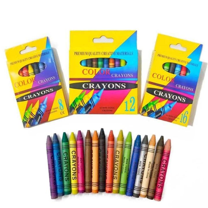 8 to 32-Color Non-Toxic Generic Crayons Arts & Crafts School Supplies Krayola Crayon | Lazada PH