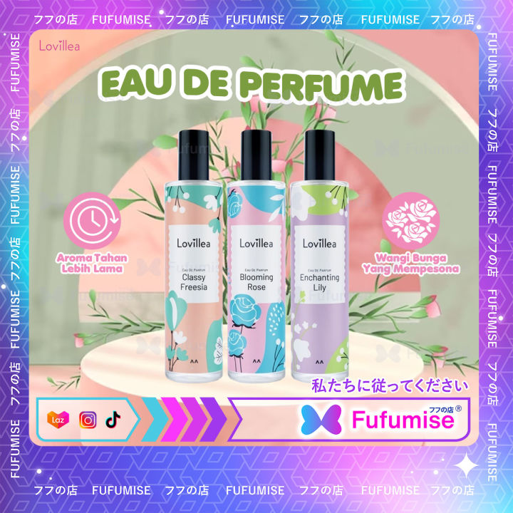 LOVILLEA Eau De Parfum 100ml | Blooming Rose | Enchanting Lily | Classy ...