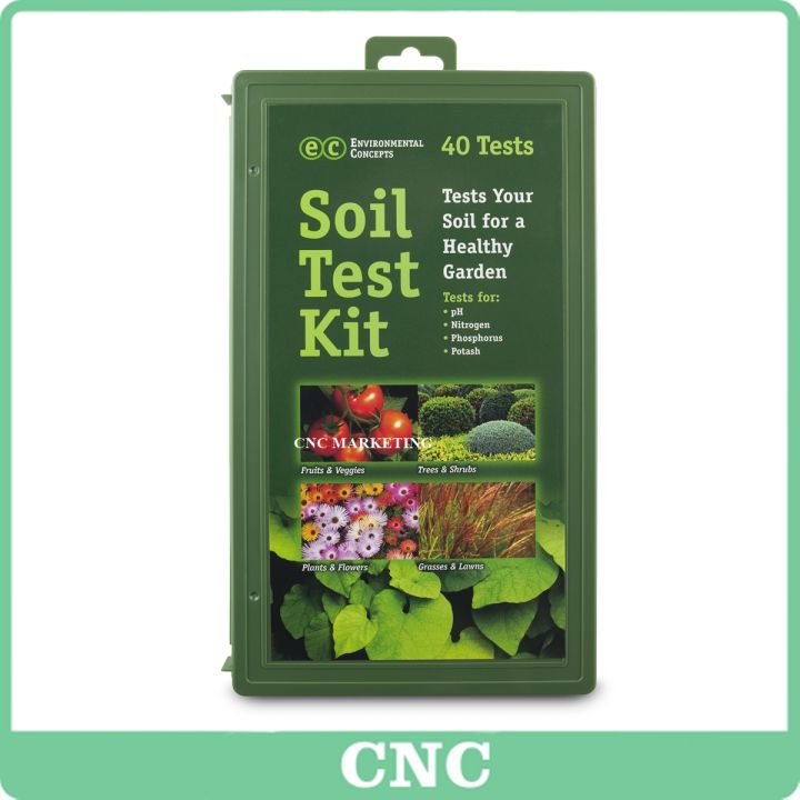 Luster Leaf 1662 Professional Soil Test Kit (PH & NPK Tester) with 40 ...