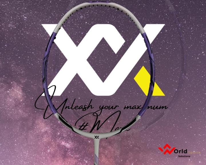 MAXX NEON M2 WHITE PURPLE BADMINTON RACKET (ORIGINAL) | Lazada
