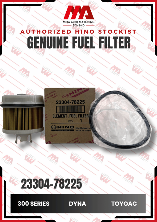 HINO GENUINE FUEL FILTER 23304-78225 SUITABLE FOR-300 SERIES/DYNA ...
