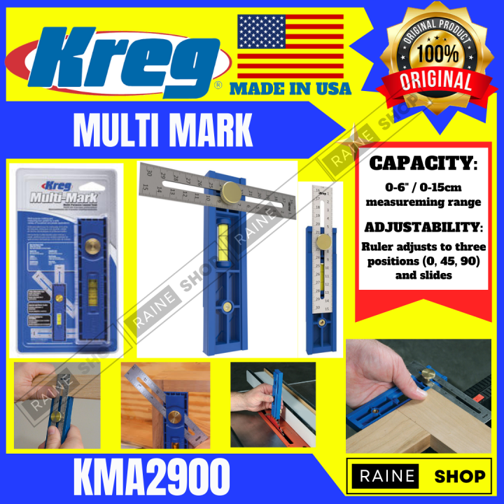 Original KREG Multi Mark Multi Purpose Layout Tool KM-2900-INT ...