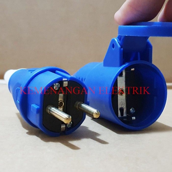 FORT MOBILE SOCKET MOUNTING + PLUG 2 PIN 1 PHASE 16A SET WATERPROOF ...