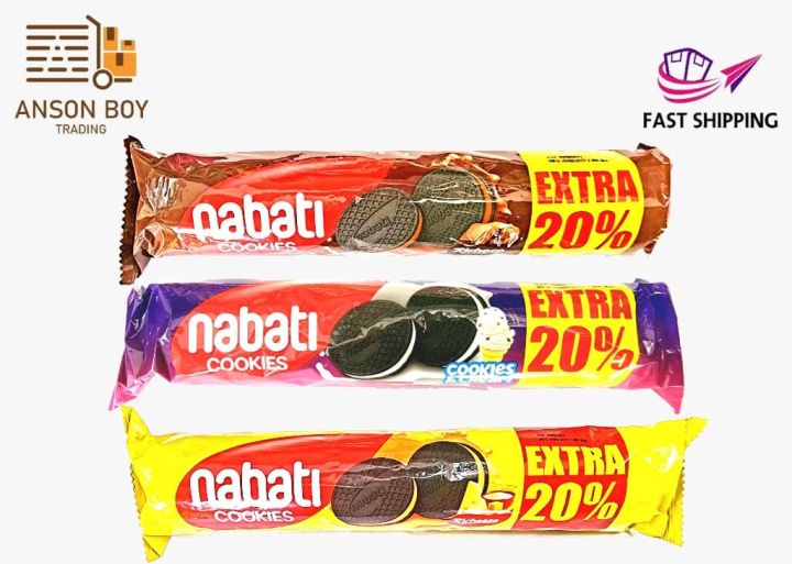 [READY STOCK] NABATI COOKIES 112gram EXTRA 20%/Cookies&Cream/Richoco ...