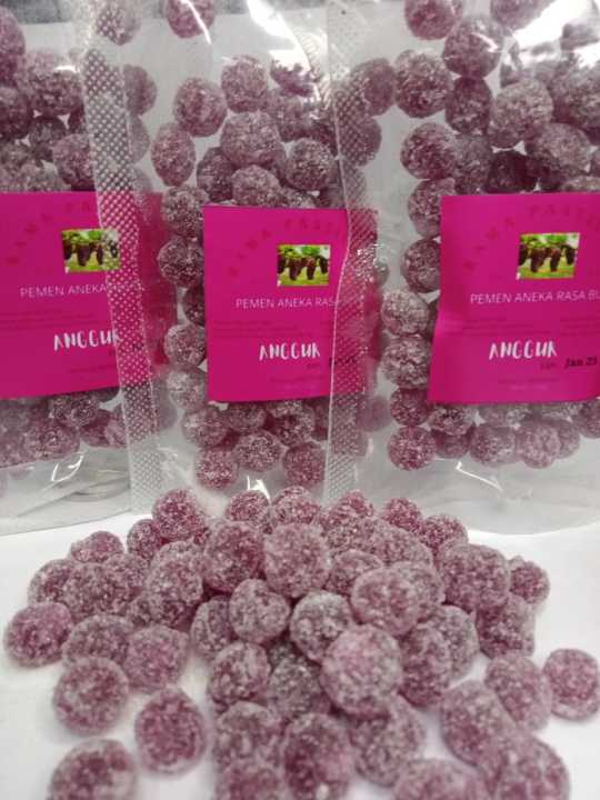 PERMEN RASA BUAH ANGGUR Pouch 100 gram Aneka Rasa Buah Manis Rama ...