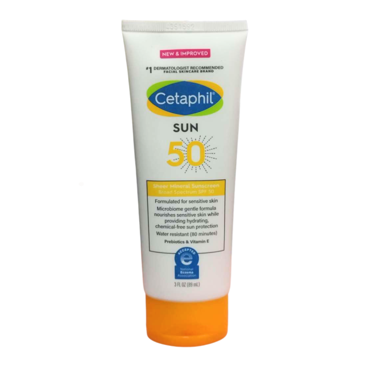 Cetaphil Sheer Mineral Sunscreen SPF 50 (3 fl oz / 89 ml) | Lazada PH