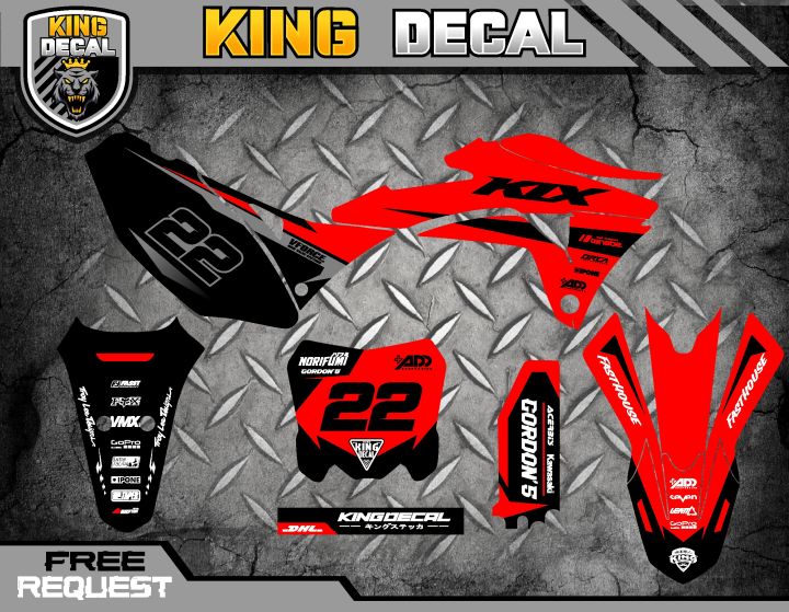 DECAL STICKER KLX GORDON FULL BODY DECAL GORDON DECAL STIKER KLX GORDON ...