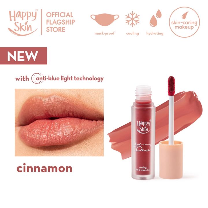 Happy Skin Dew Cooling Lip & Cheek Tint in Cinnamon | Lazada PH
