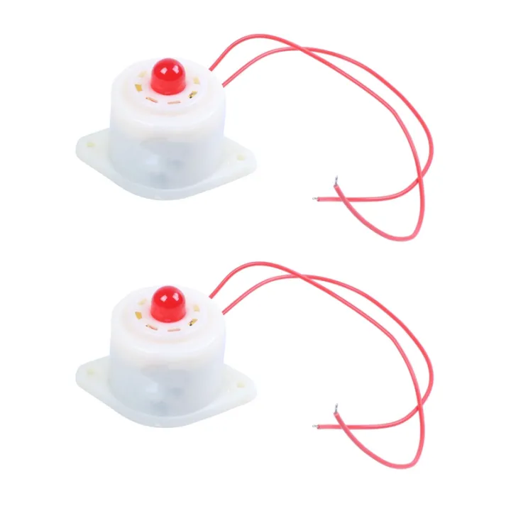 (IVQD) 2X -3 AC220V Industrial LED Blinker Red Alarm Siren Buzzer 100DB ...