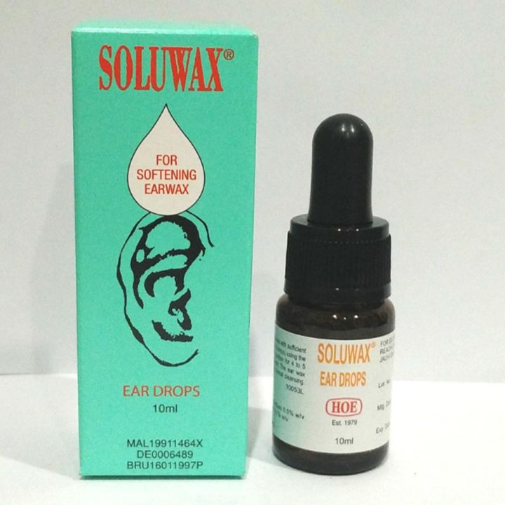 SOLUWAX EAR DROPS 10ML (EXP:11/2025) | Lazada