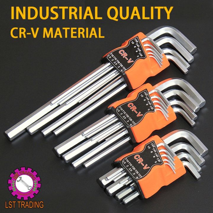 [READY STOCKS] CRV ALLEN KEY SET / INDUSTRIAL STANDARD ALLEN KEY SET ...