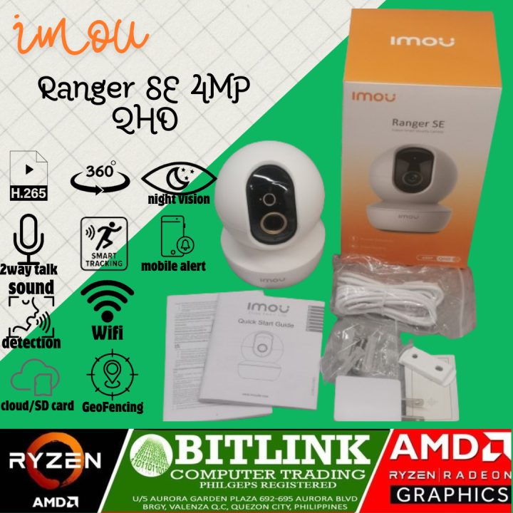IMOU RANGER SE 4MP QHD SMART CCTV CAMERA | Lazada PH