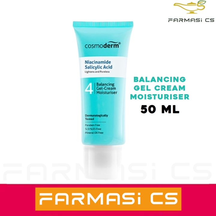 Cosmoderm Niacinamide Salicylic Acid Balancing Gel-Cream Moisturiser ...
