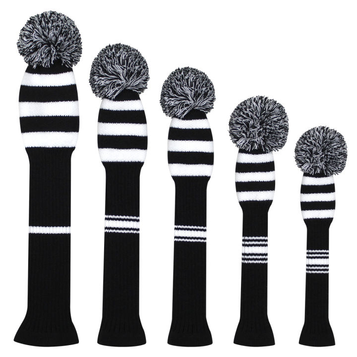 Scott Edward Golf Headcover 5pcs Wood Club Covers For Driver Cover ...