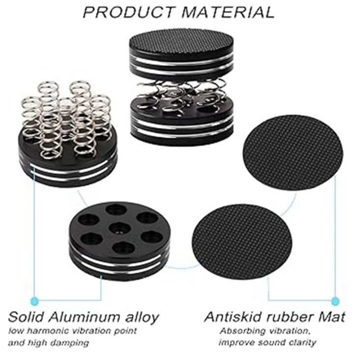 HiFi Audio Foot Pad Aluminum Alloy Spring Shock Absorption Speaker ...