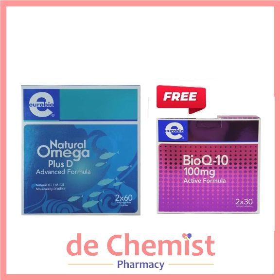 Eurobio Natural Omega Plus D Advanced Formula 2x60s | Lazada