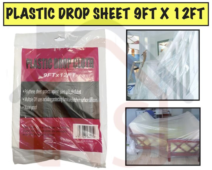 Plastic Sheet Cover/ PVC Sheet/ Drop Cloth/ Drop Sheet/ Floor ...