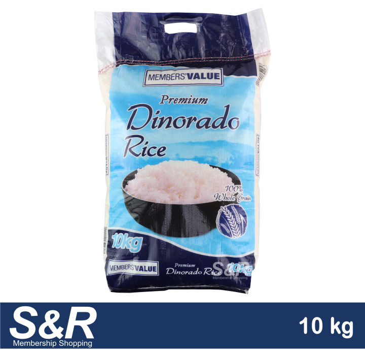 Members' Value Dinorado Premium 100% Whole Grain Rice 10kg | Lazada PH
