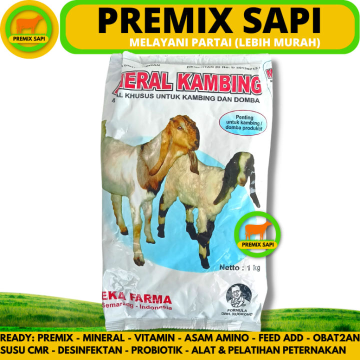 MINERAL KAMBING 1 KG - Vitamin Mineral Multivitamin Domba Kambing ...