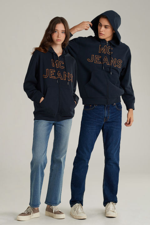 Mc jeans เสื้อกันหนาว ฮู้ดดี้ Unisex แขนยาว MJHP192 | Lazada.co.th