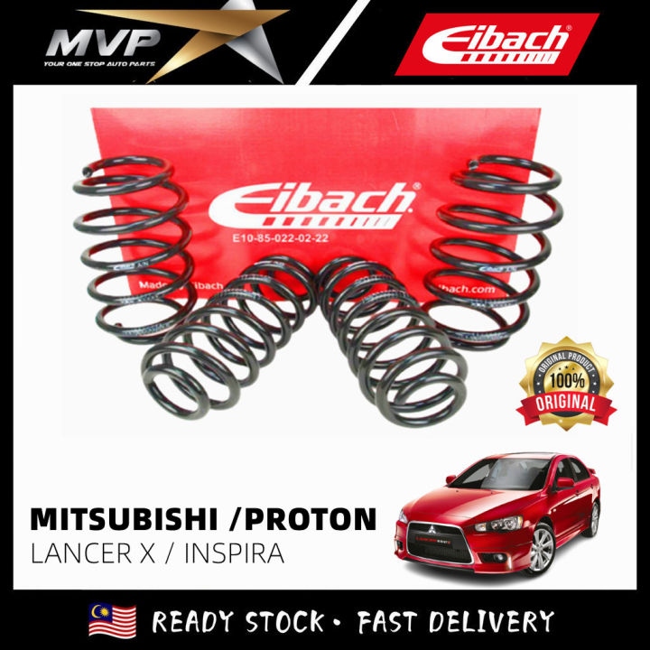 Mitsubishi Lancer X / Proton Inspira 1.8 Eibach Pro Kit Performance ...
